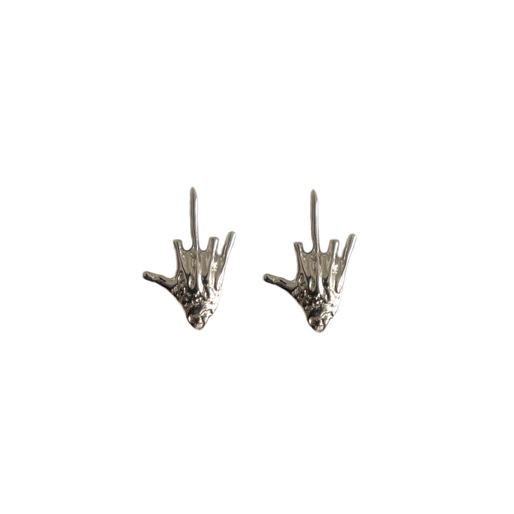 DEAD F*CK STUD | SILVER EAR STUDS | SILVER EARRINGS | GOLD PLATED